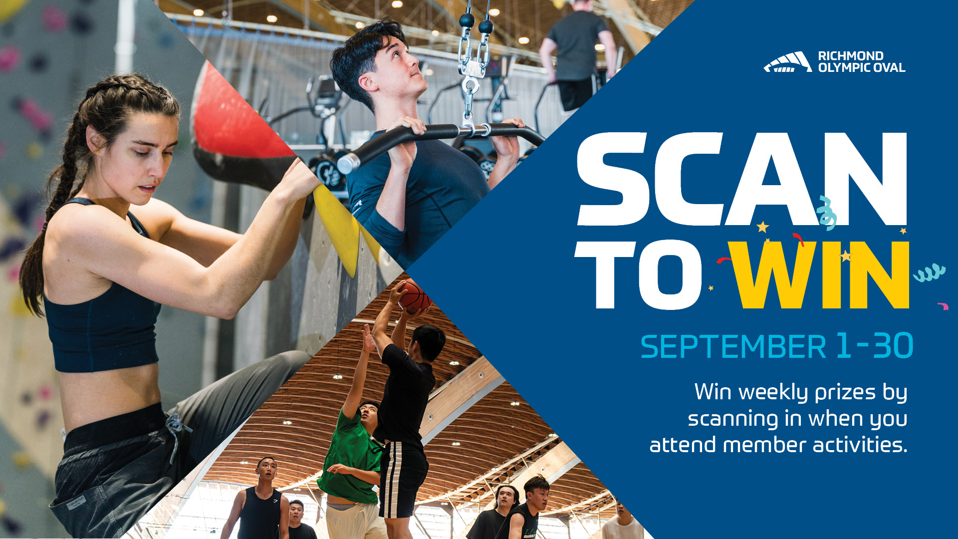 Scan to Win this September » Richmond Olympic Oval